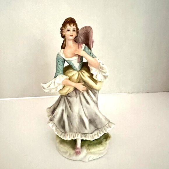 Art | Vintage Lefton China Mildred Hand Painted 7 Figurine Kw346 Japan ...